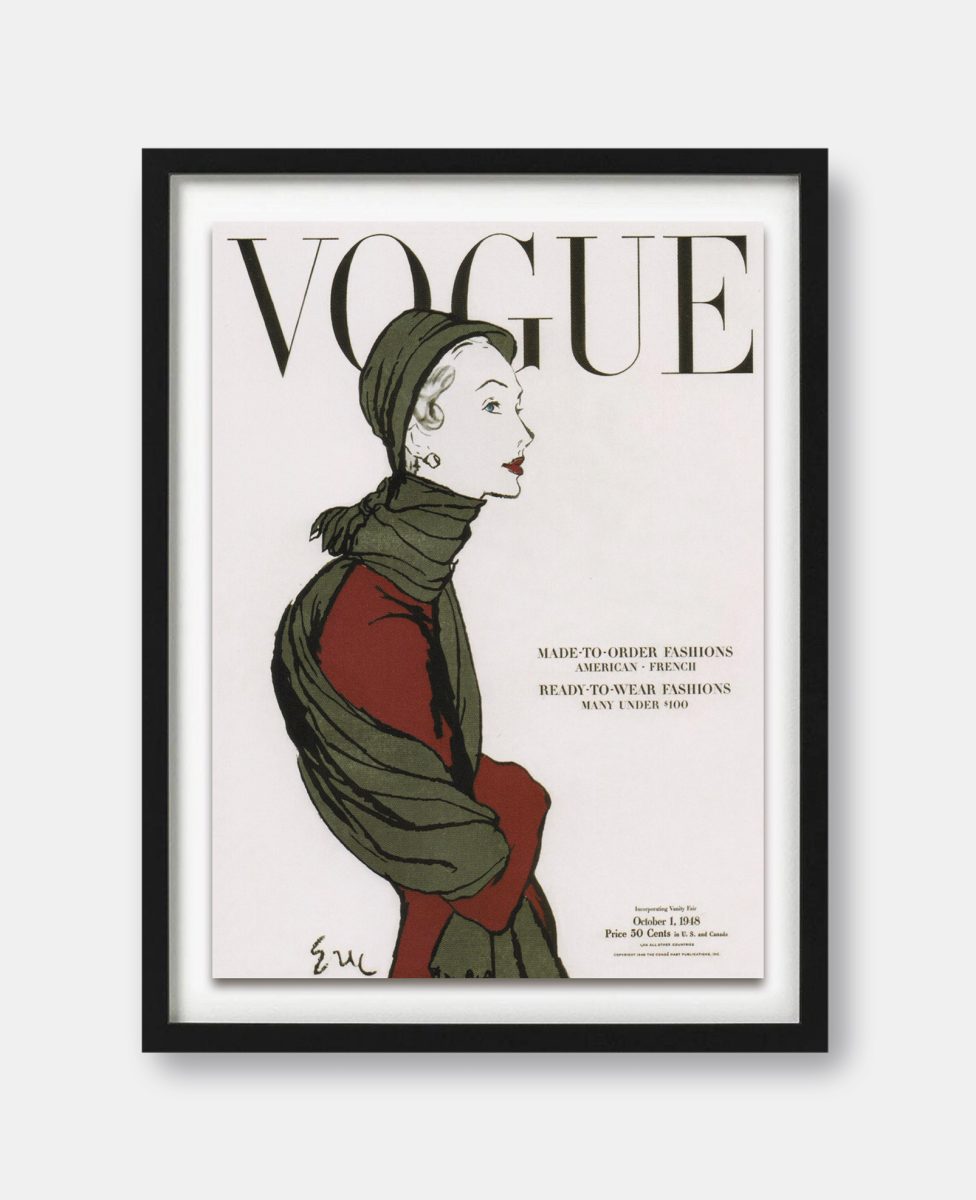 Vogue October 1948 Cover Print - The Curious Desk
