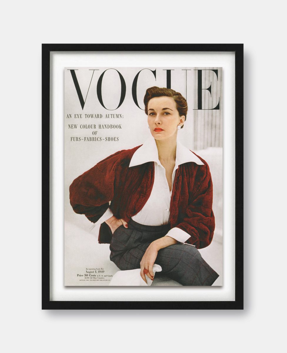 Vogue August 1949 Cover Print - The Curious Desk