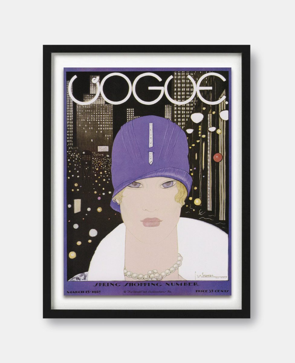 Vogue March 1927 Cover Print - The Curious Desk