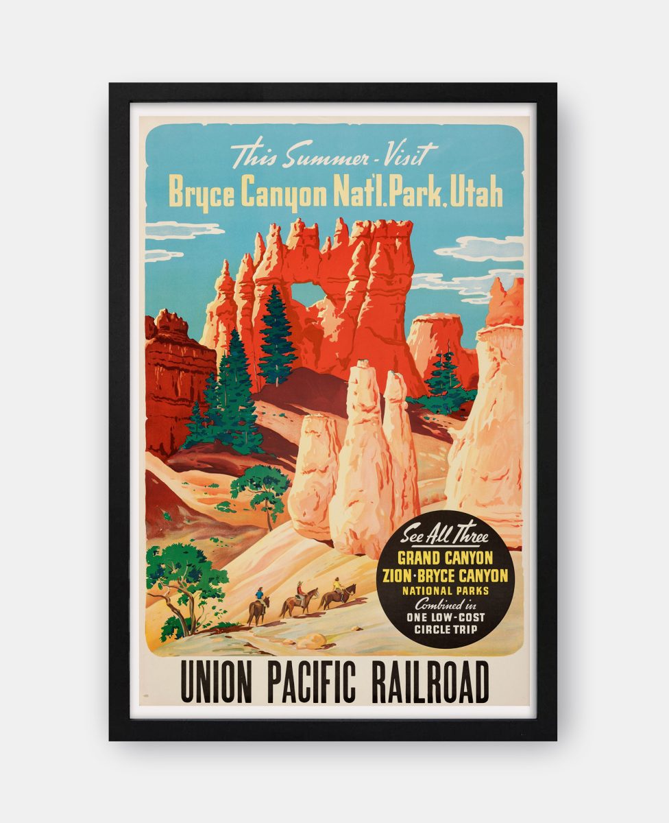 Bryce Canyon National Park Utah (Union Pacific Railroad) 1930s Poster ...