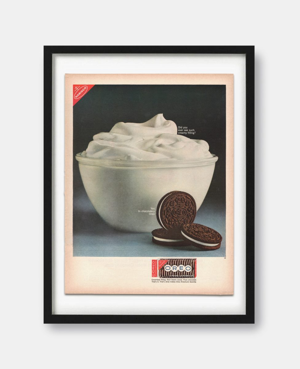 Oreo 1960s Magazine Ad - The Curious Desk