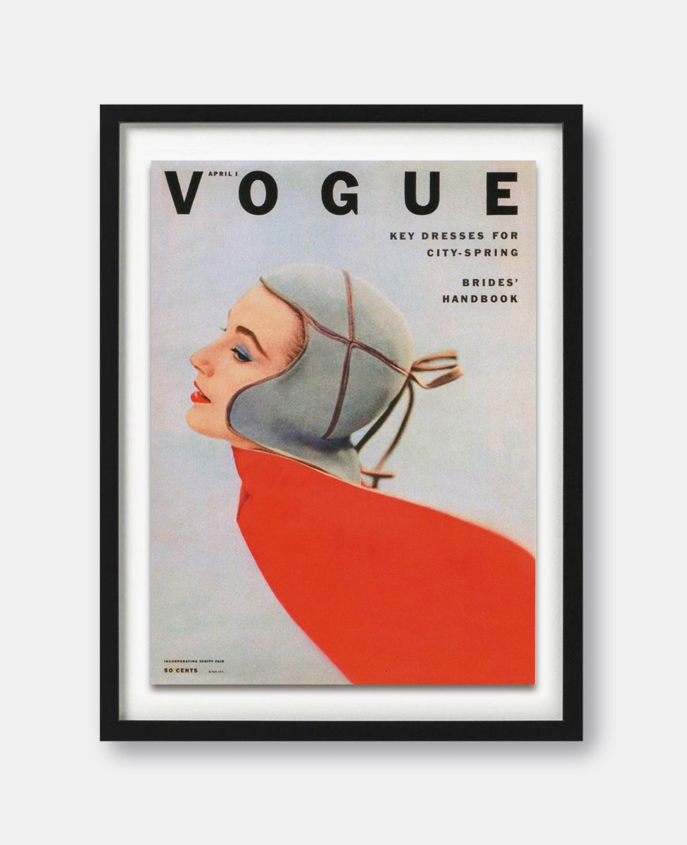 Vogue April 1952 Cover Print - The Curious Desk
