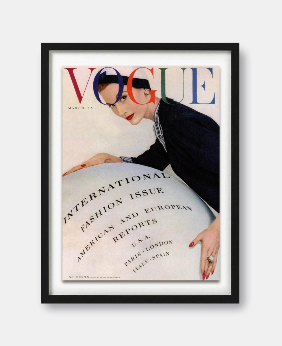 Vogue March 1953 Cover Print - The Curious Desk