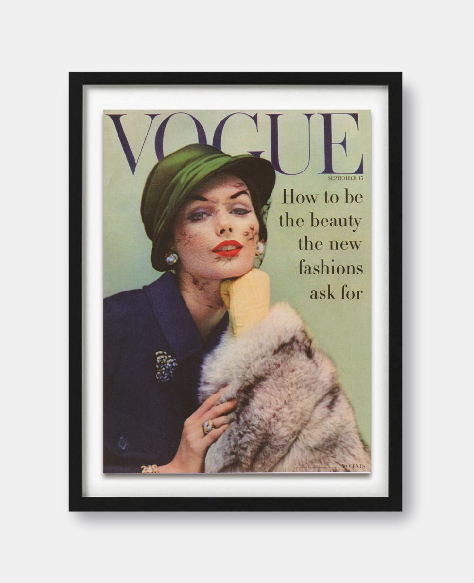 Vogue September 1956 Cover Print - The Curious Desk