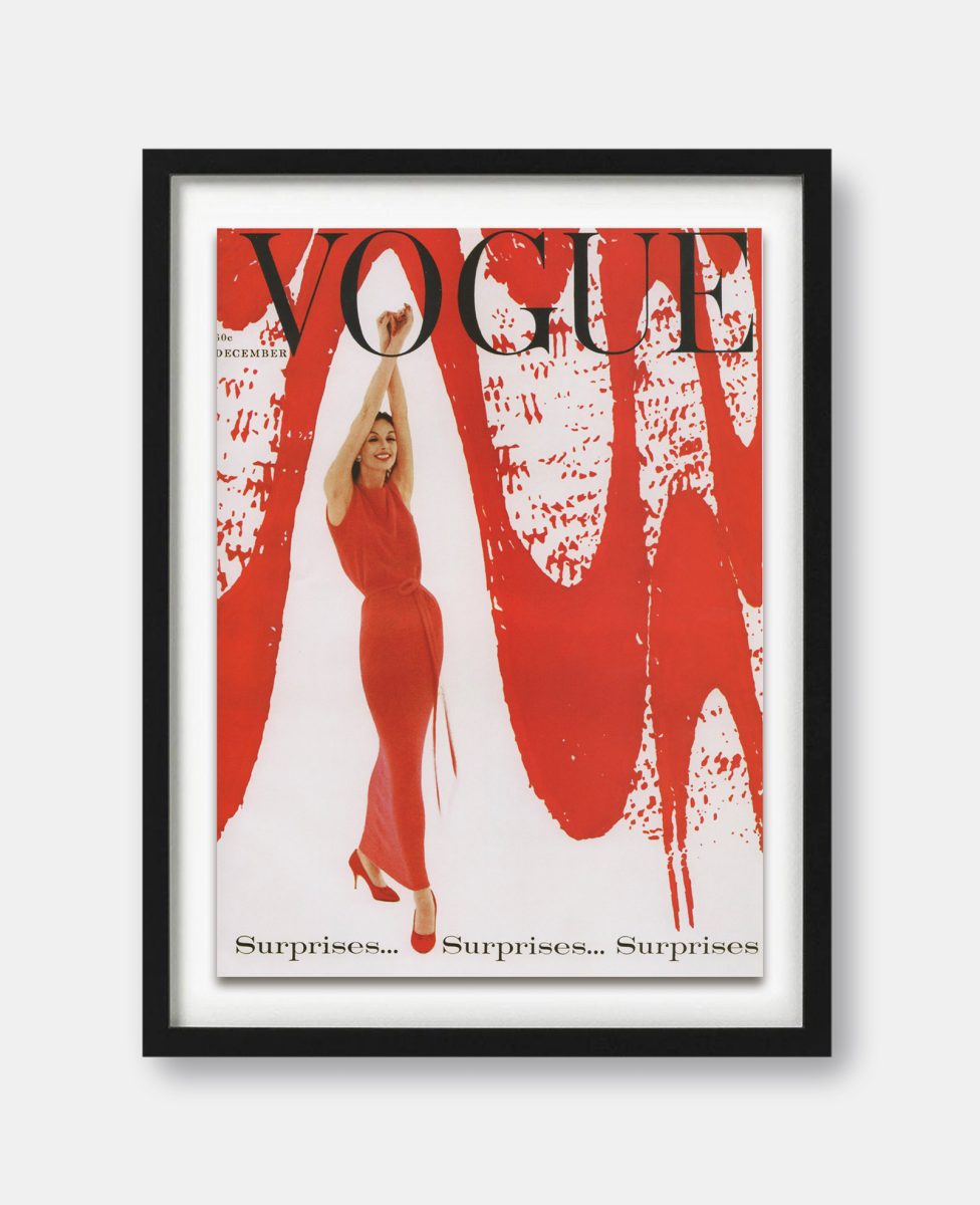 Vogue December 1958 Cover Print - The Curious Desk