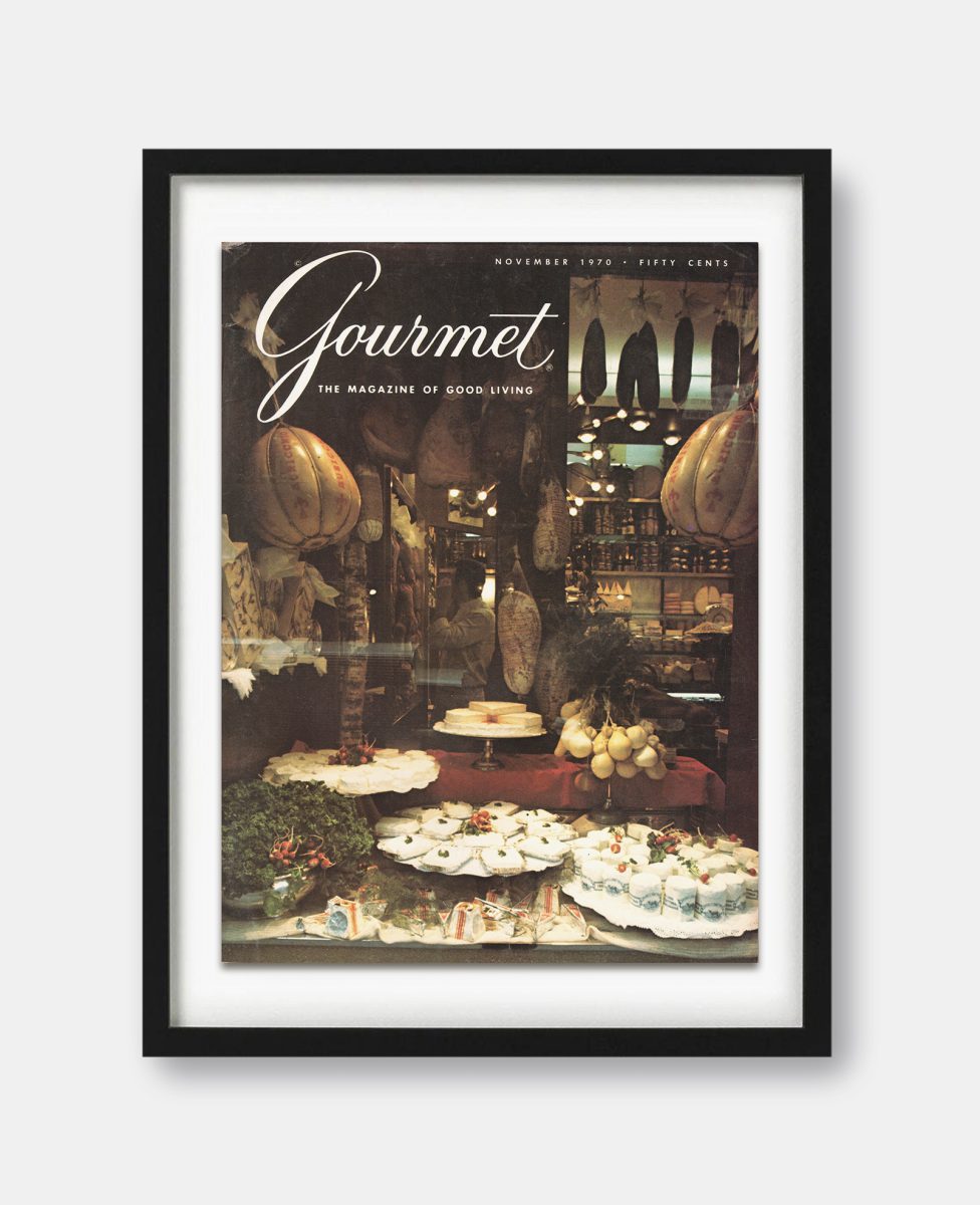 Gourmet November 1970 Cover Print - The Curious Desk