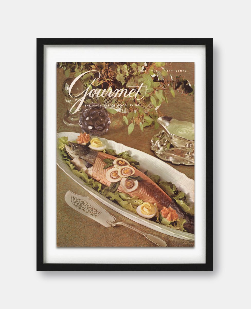 Gourmet June 1968 Cover Print - The Curious Desk