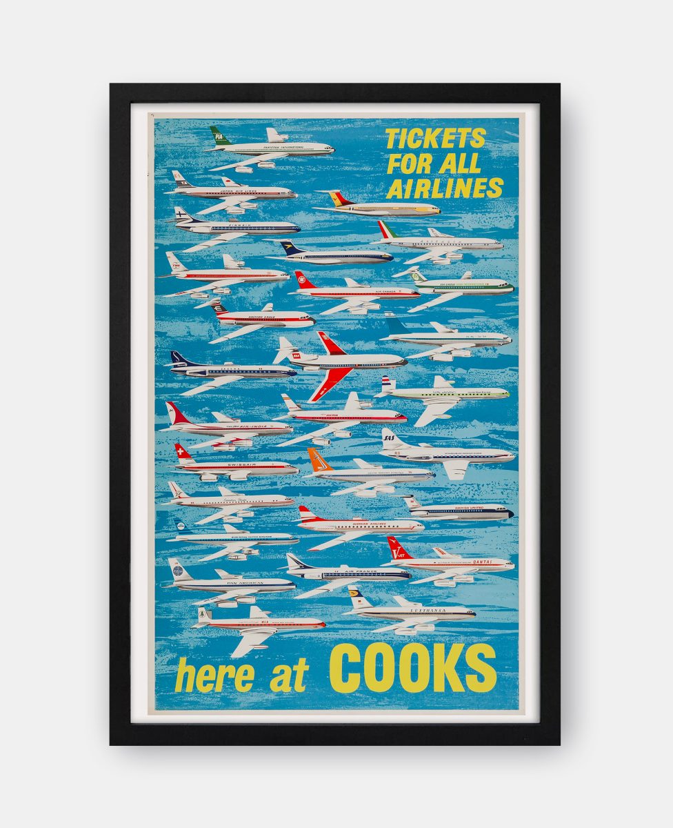 Cooks Travel 1950s Poster - The Curious Desk