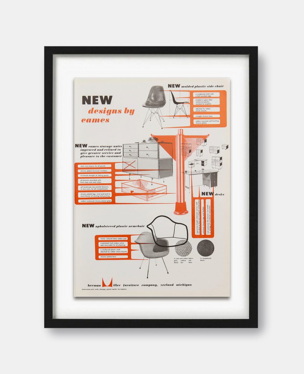 Eames Chair by Herman Miller Magazine Ad - The Curious Desk