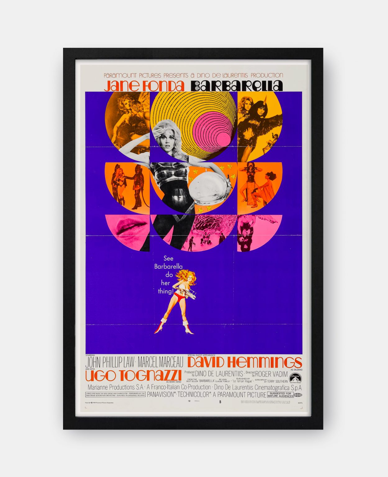 Barbarella (1968) Movie Poster - The Curious Desk