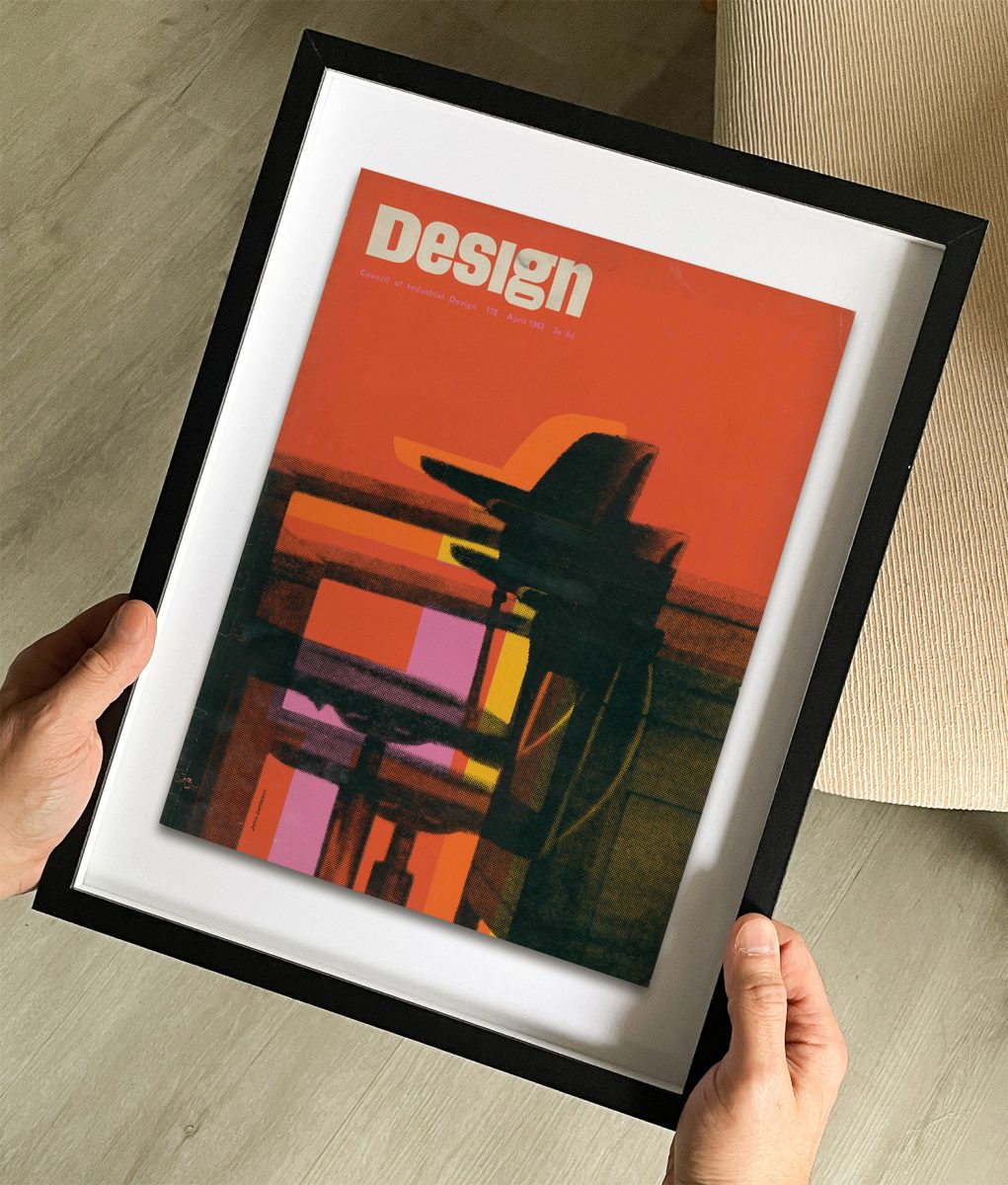 Design Magazine April 1963 Cover Print - The Curious Desk