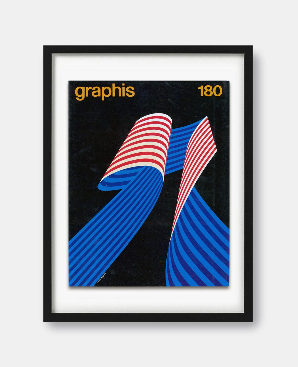 Graphis Magazine 1975 (Issue 180) Cover Print - The Curious Desk