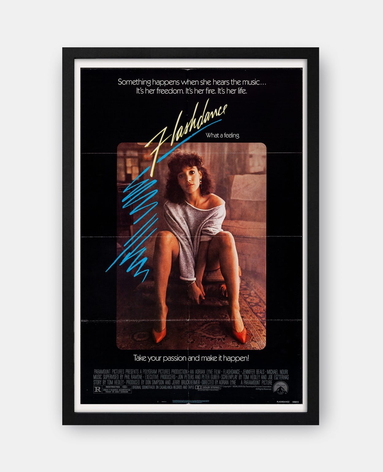 Flashdance (1983) Movie Poster - The Curious Desk