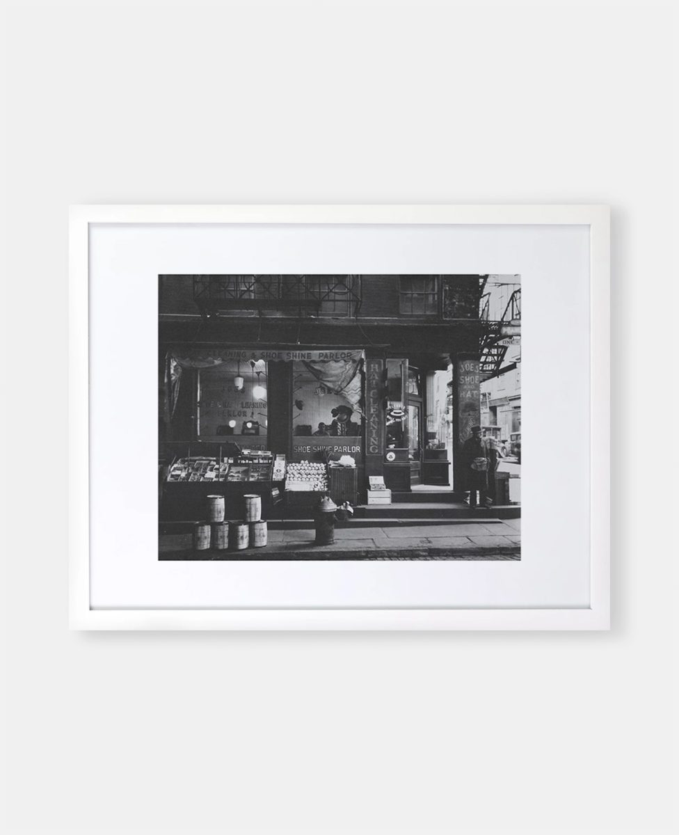 Shoe Shine Parlor, Pearl Street, 1938 Historic New York Photograph ...