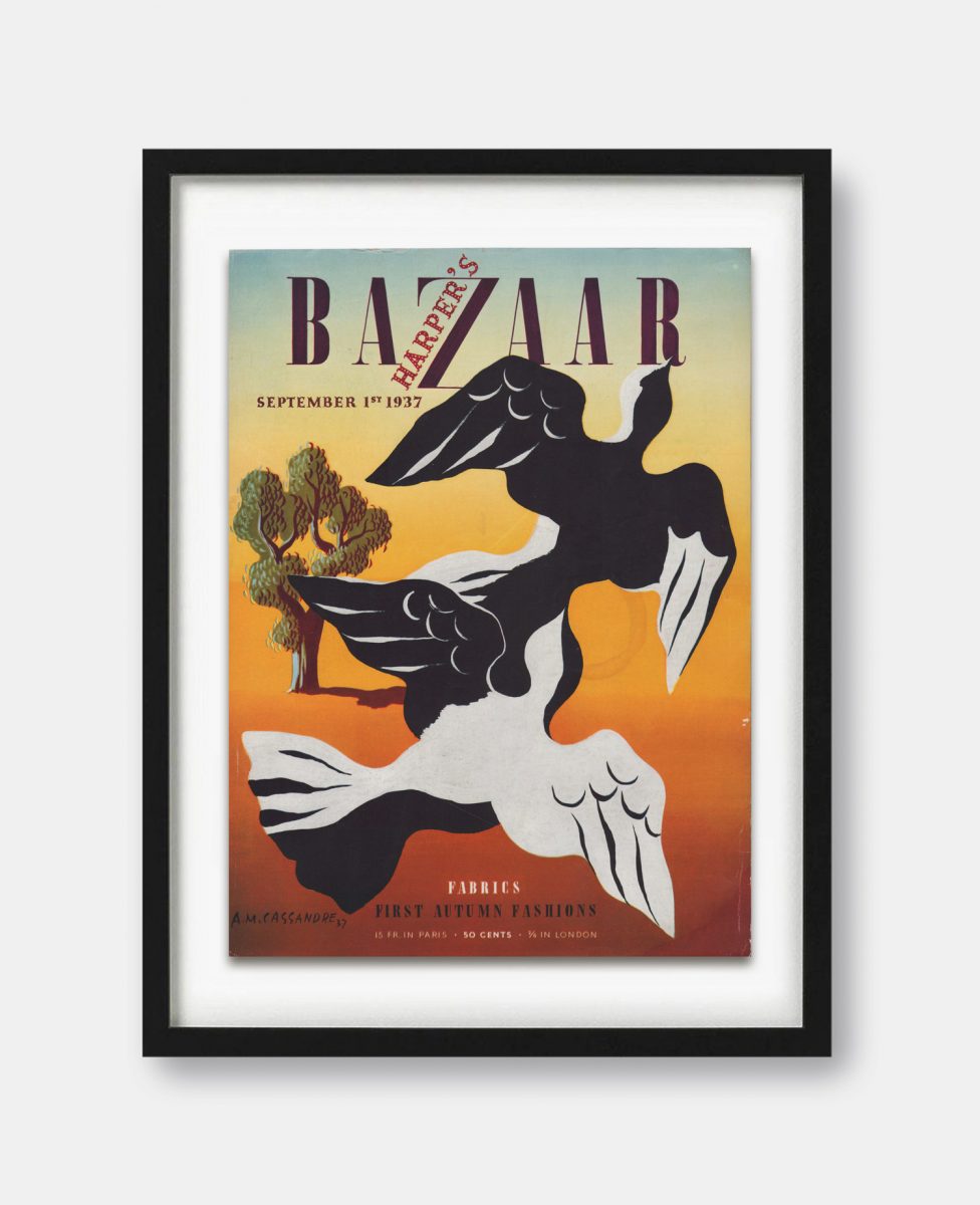 Harper’s Bazaar September 1937 Cover Print - The Curious Desk
