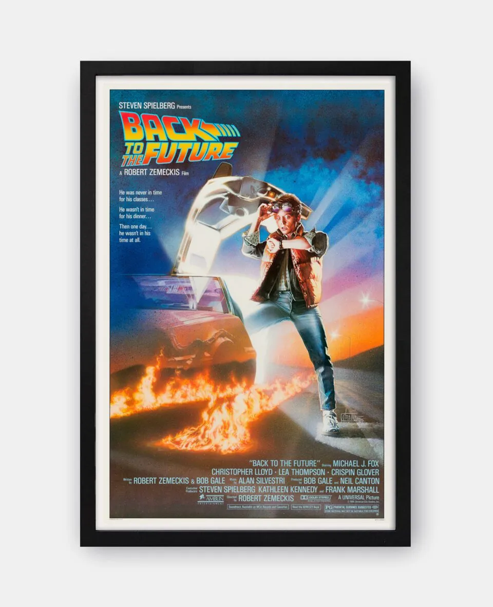 Back to the Future 1985 Movie Poster - The Curious Desk