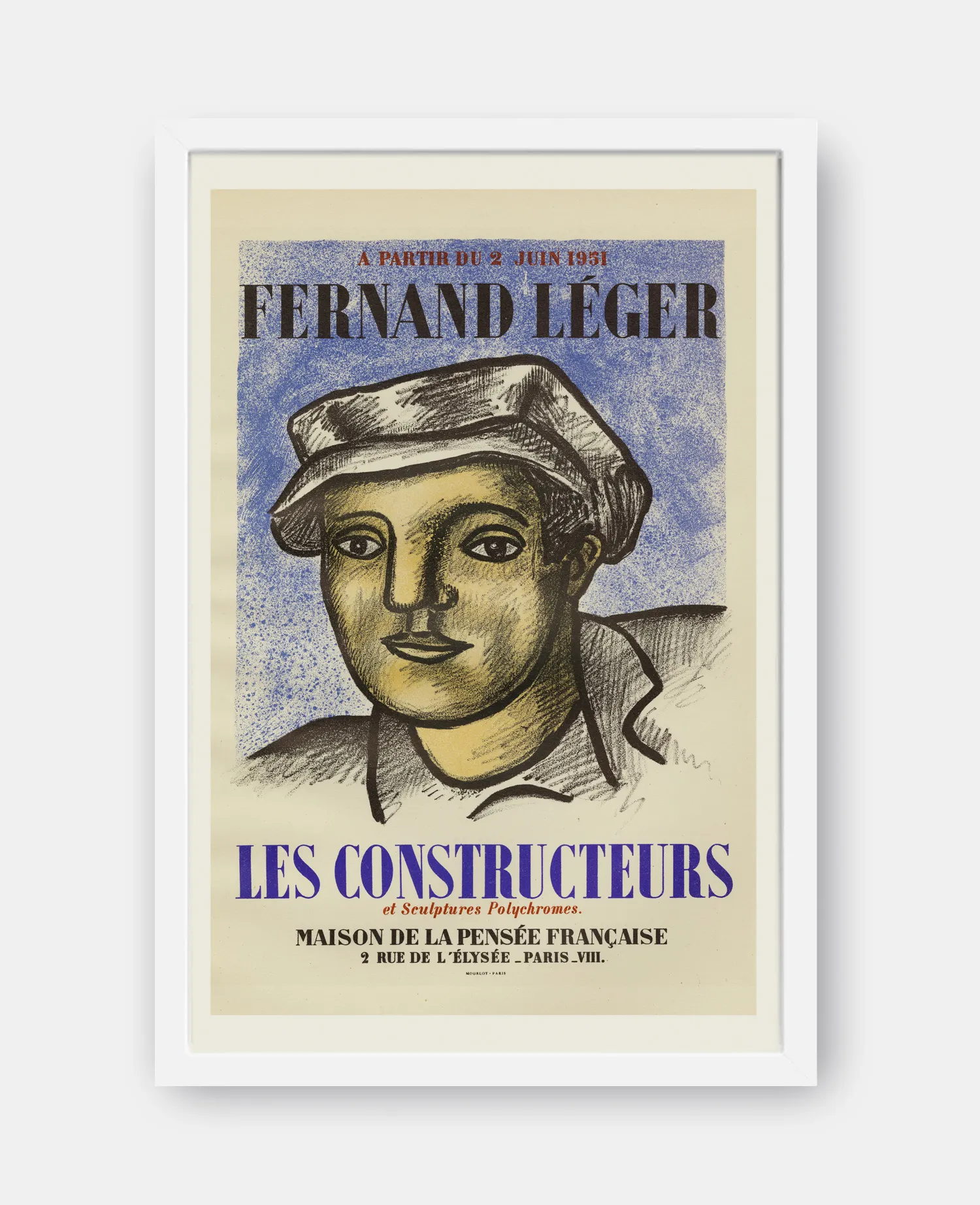 Fernand Leger – Les Constructeurs – 1951 Exhibition Poster Print - The ...