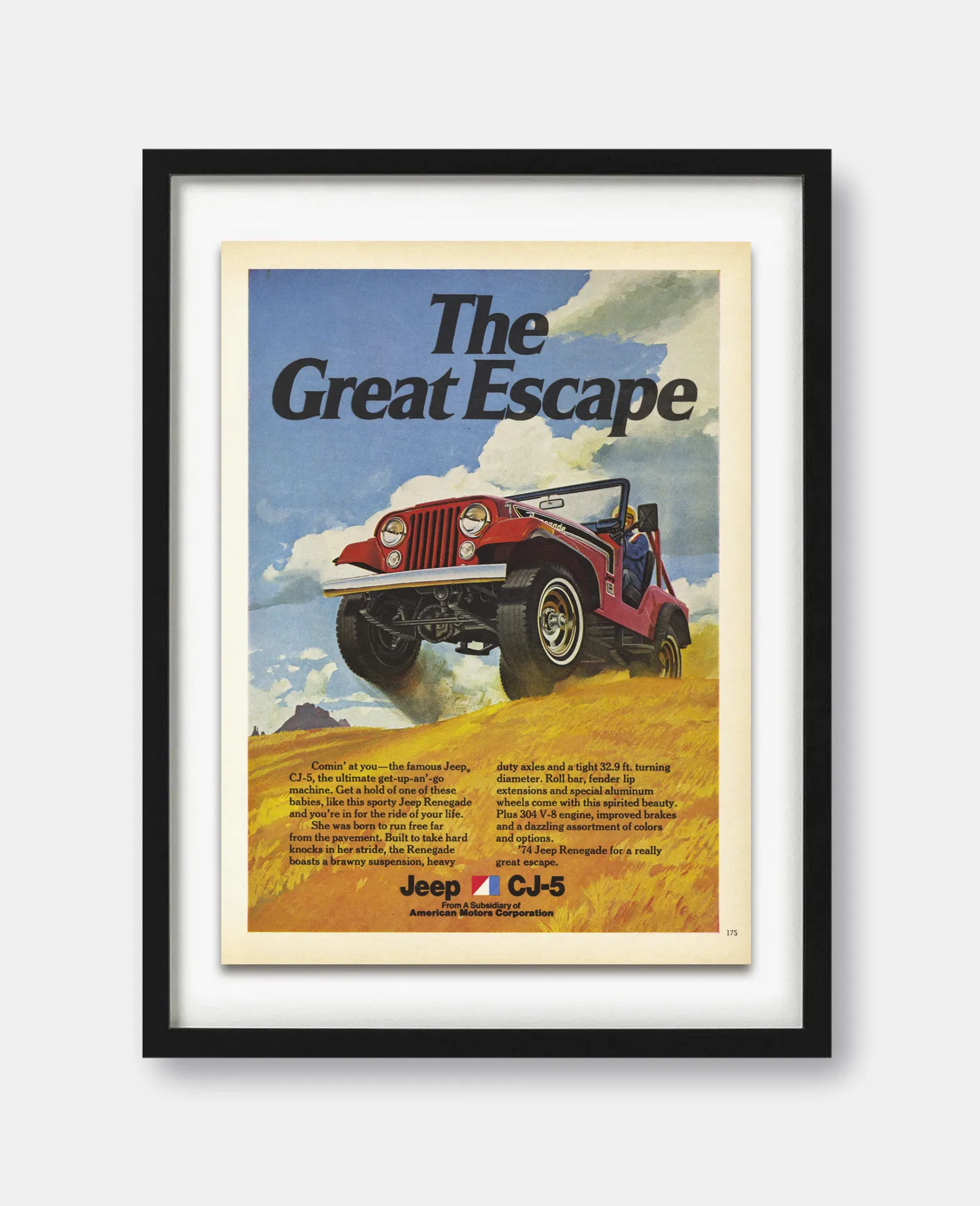 Jeep 1960s Magazine Ad Print - The Curious Desk