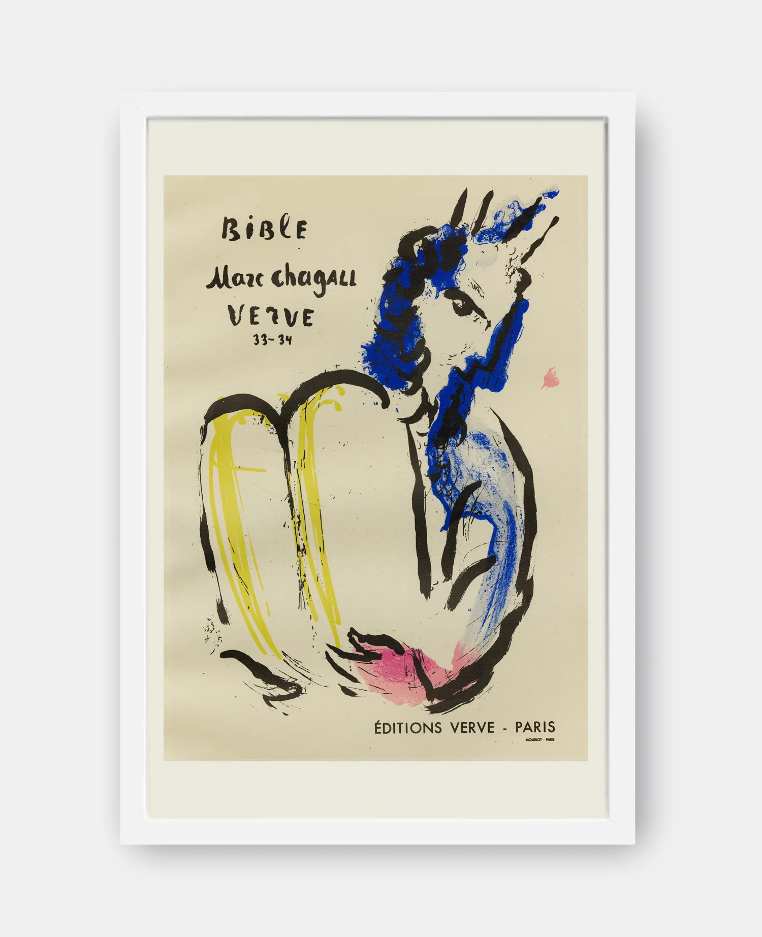 Marc Chagall – Bible – 1956 Exhibition Poster Print - The Curious Desk