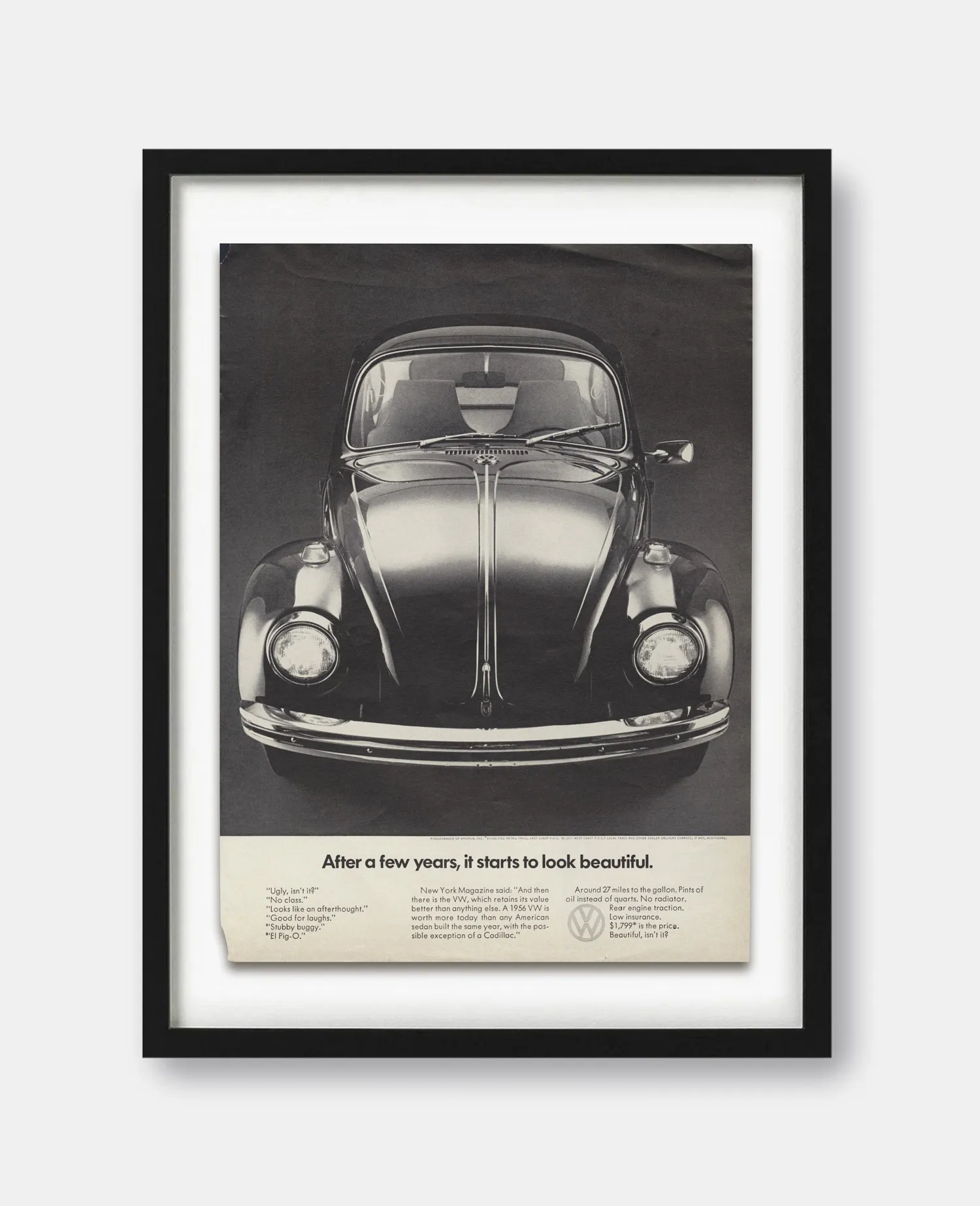 Volkswagen 1960s Magazine Ad - The Curious Desk