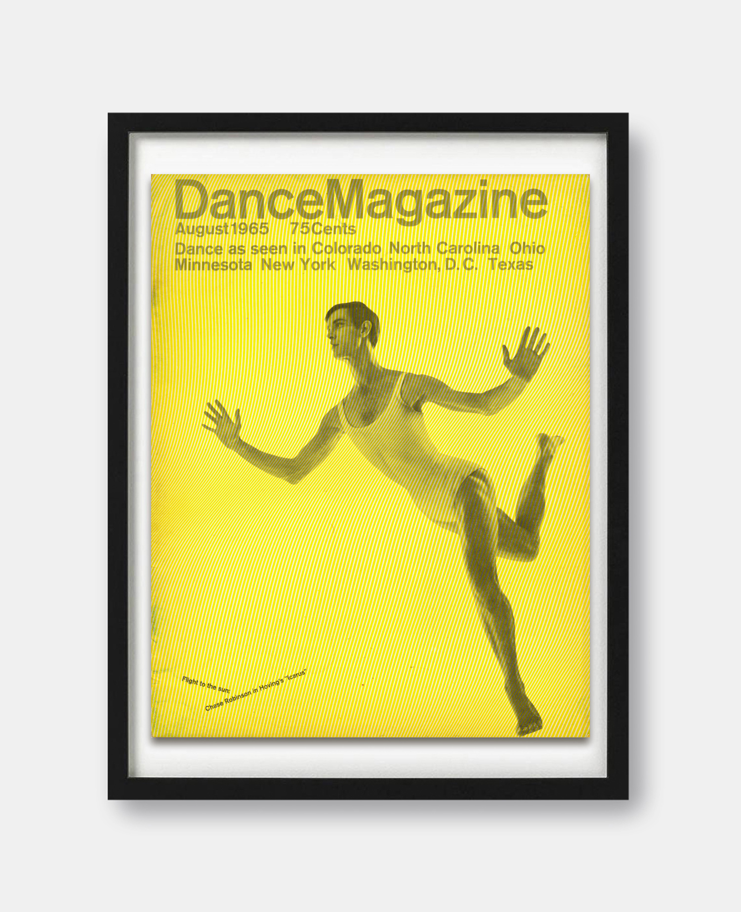 Dance Magazine August 1965 Cover Print - The Curious Desk