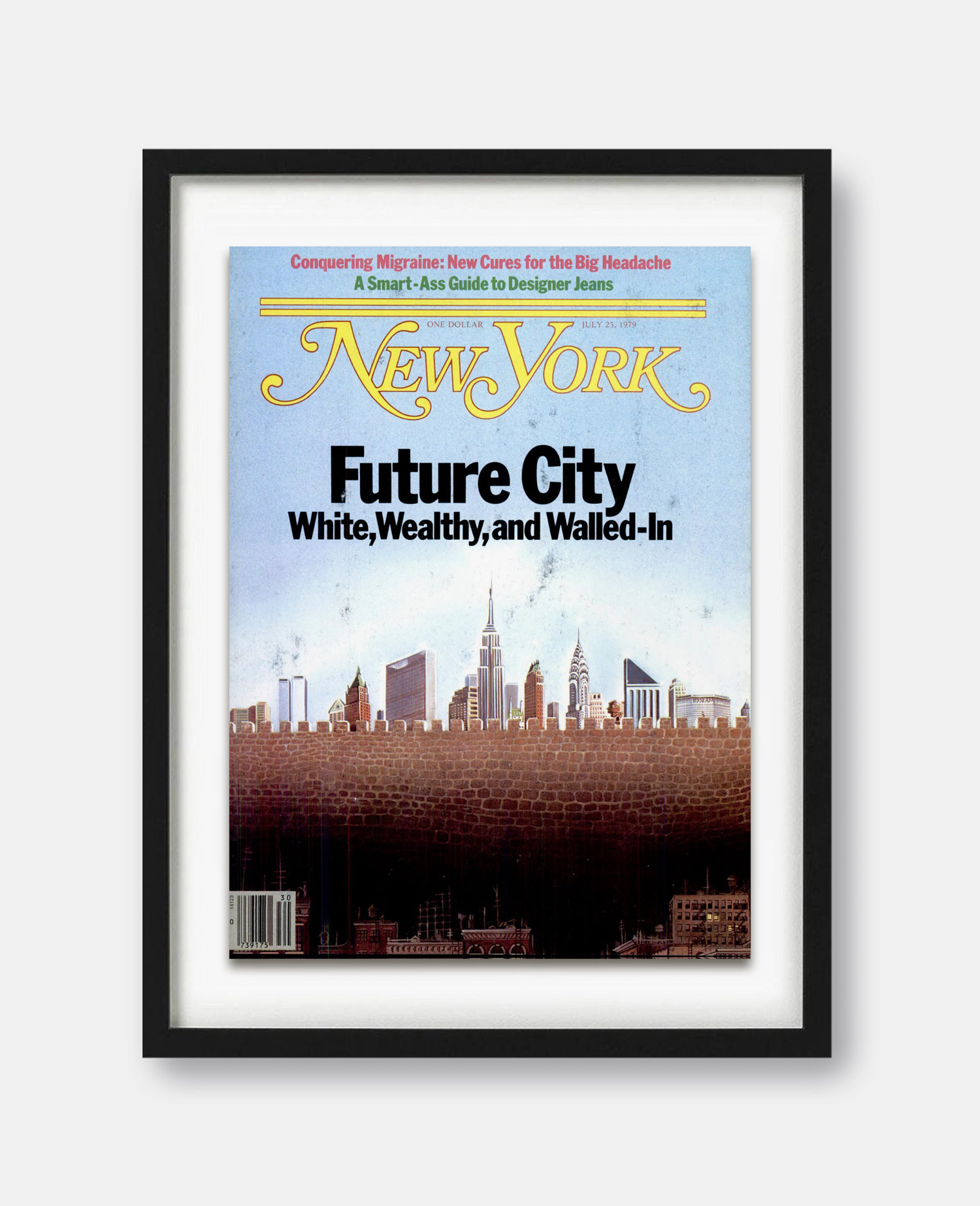 New York July 23, 1979 Magazine Cover Print - The Curious Desk