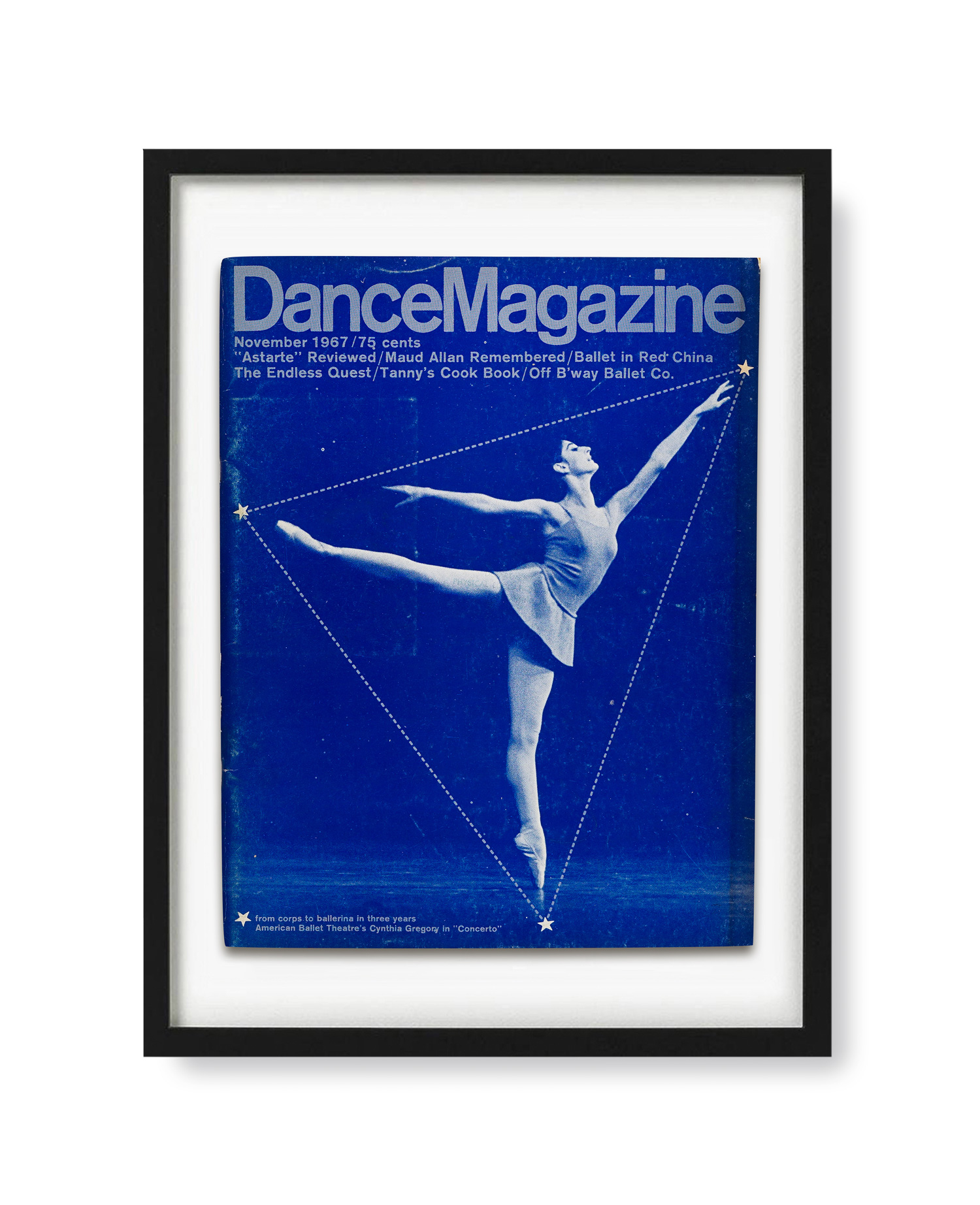 Dance Magazine November 1967 Cover Print - The Curious Desk